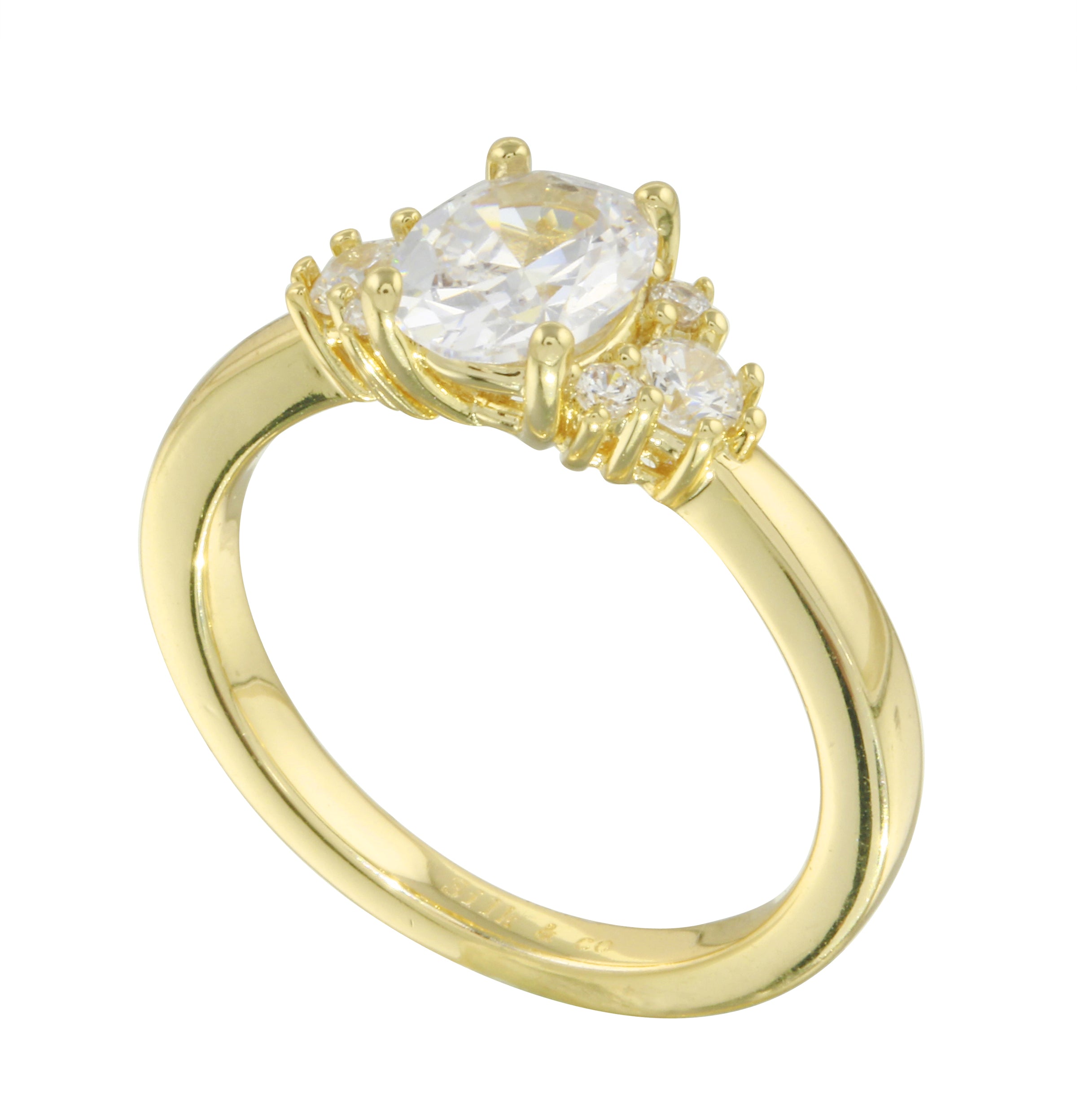 Oval Diamond Sprinkle Engagement Ring – Ashley Schenkein Jewelry Design